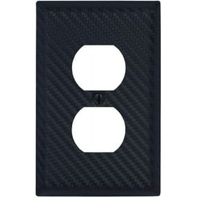 Black Metal Outlet Covers