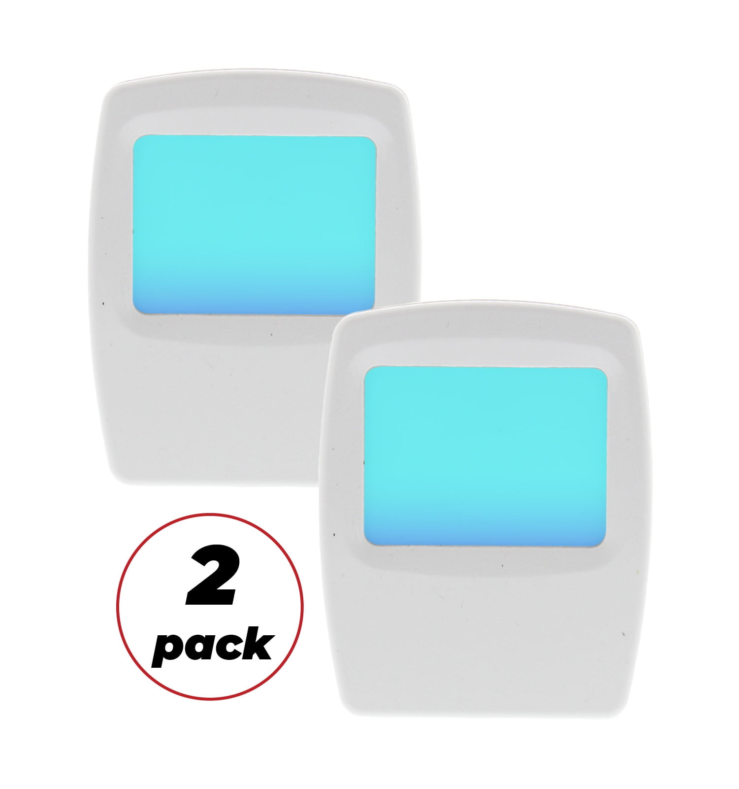 Amerelle 2 Pack Always On Blue LED Night Light – Ideal for Home ...