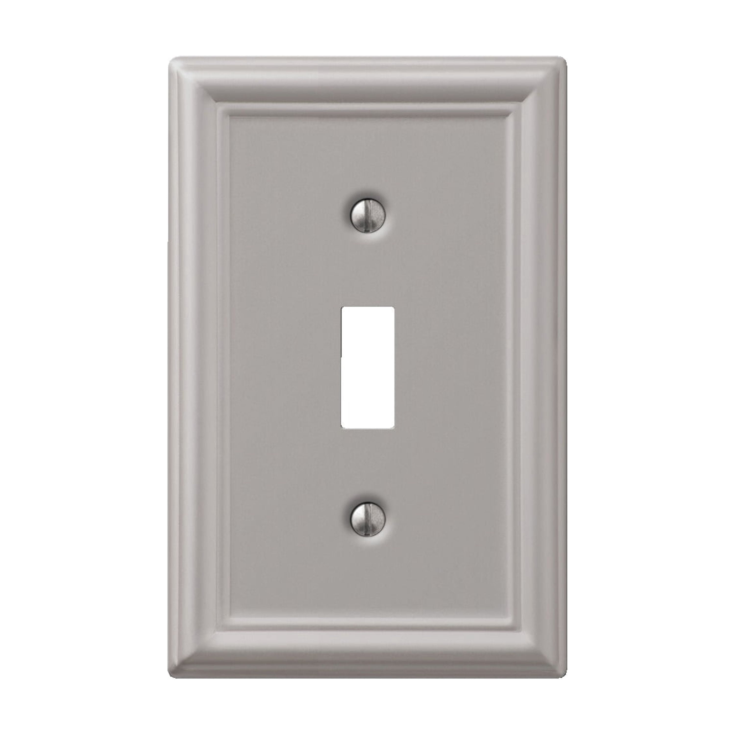 Amerelle Chelsea Stamped Steel Switch Wall Plate - Single Pack ...