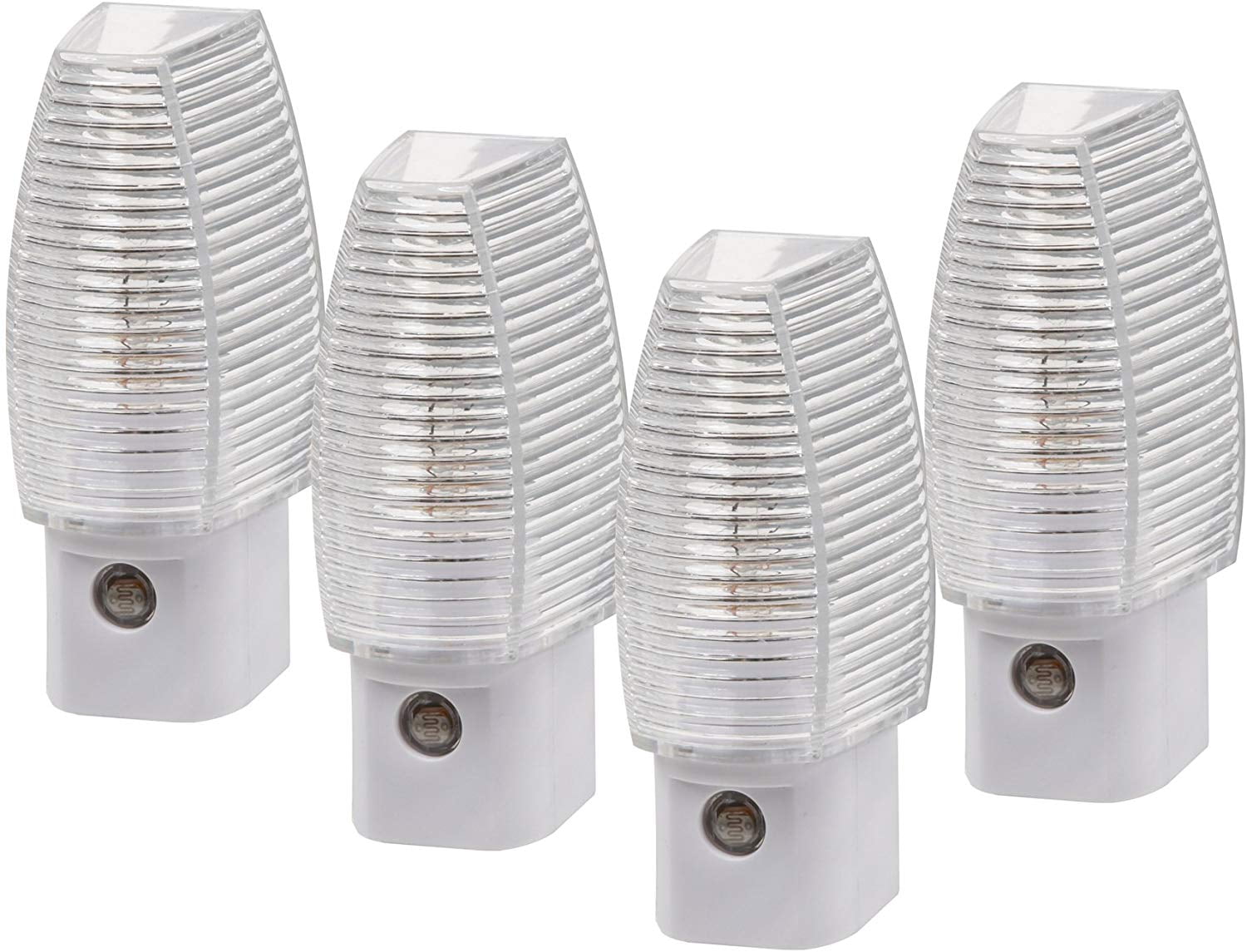 Amerelle Wall Hall Night Light – 4 Pack Incandescent, Dusk to Dawn, 4W ...