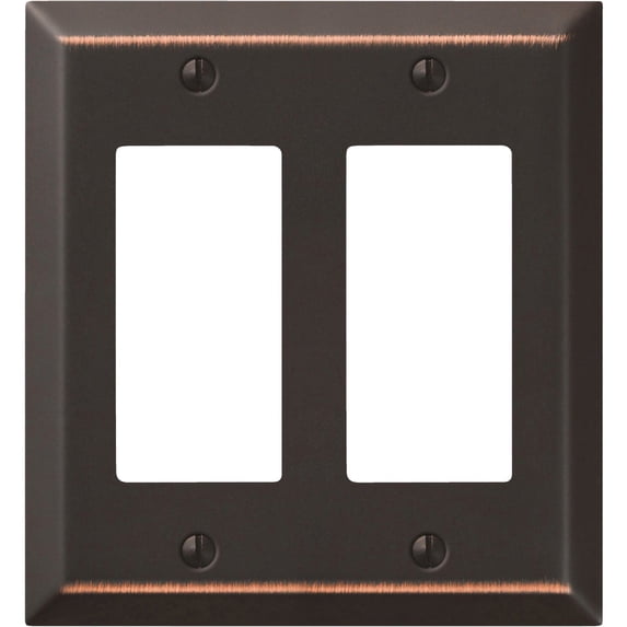Amerelle Stamped Steel Rocker Decorator Wall Plate - Pack of 12 ...
