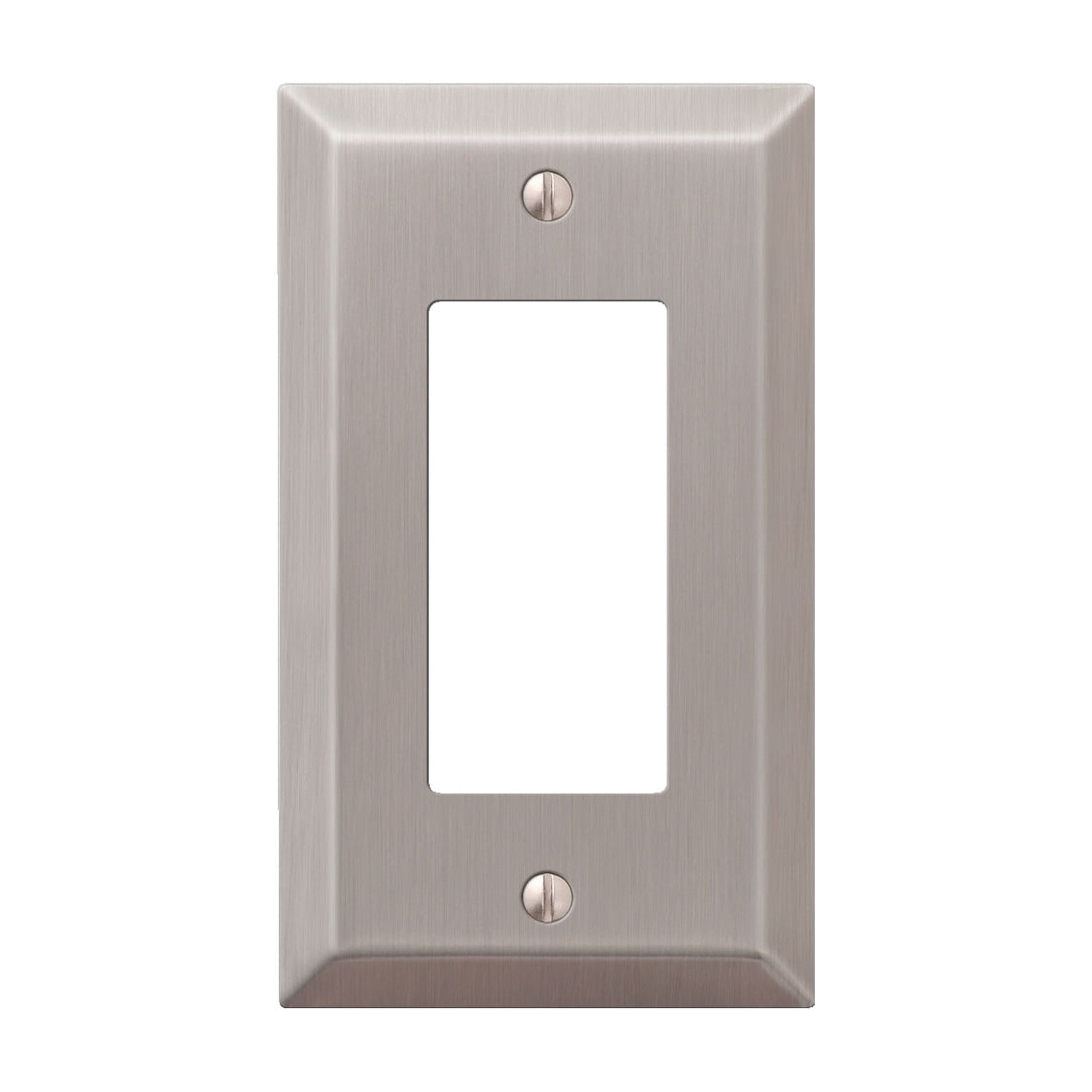 Amerelle Stamped Steel Rocker Decorator Wall Plate - Single Pack ...
