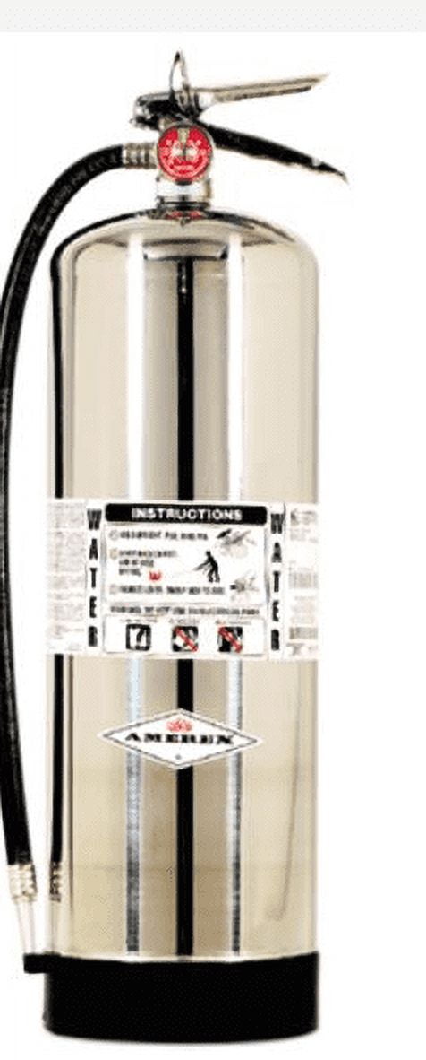 Amerex Home Fire Extinguisher, 2.5 GAL Water with Schrader Valve, Model 240 - Walmart.com