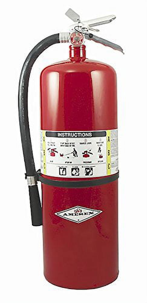 Amerex 20lb ABC Dry Chemical Fire Extinguisher, Class A B C, Home ...