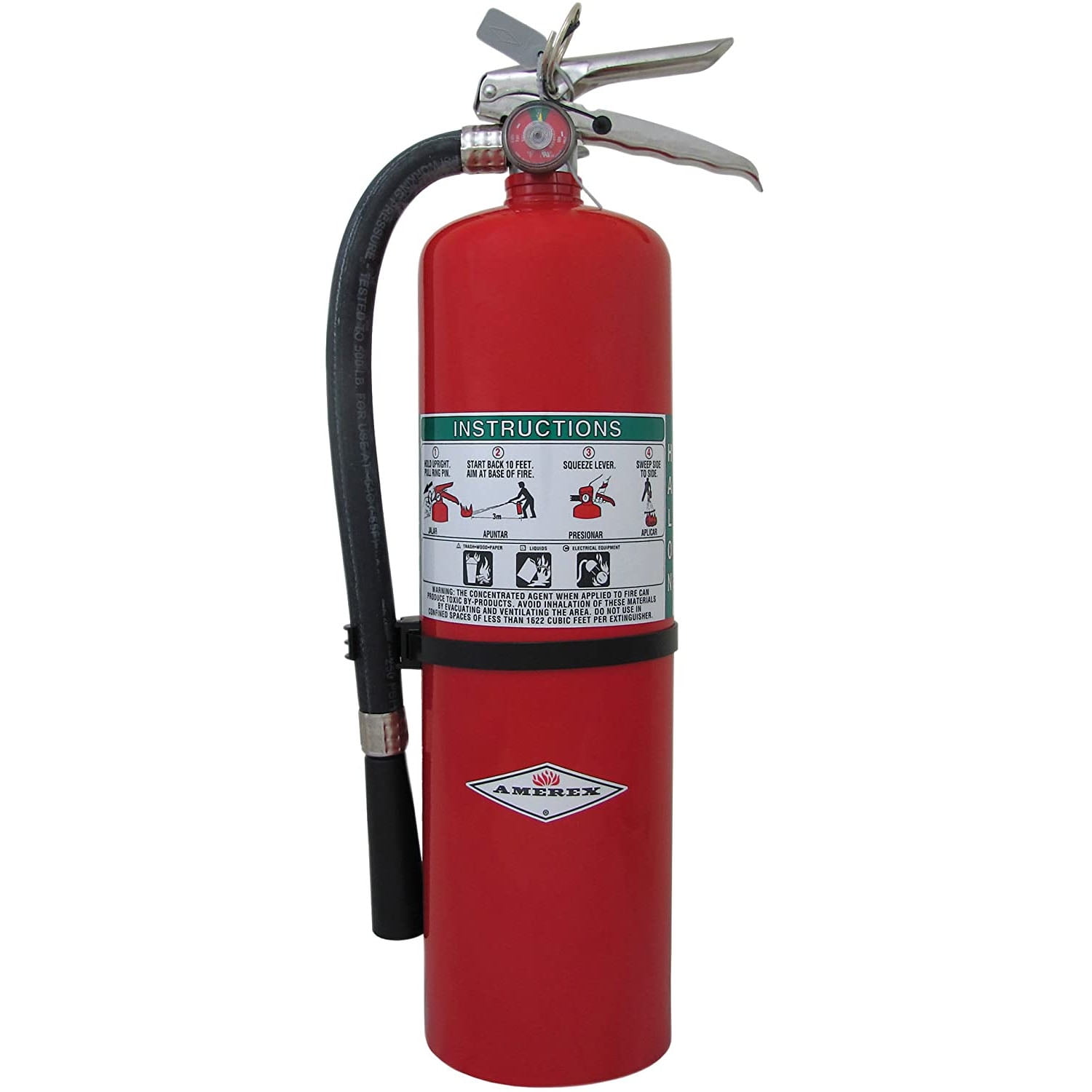 Amerex 20lb ABC Dry Chemical Fire Extinguisher, Class A B C, Home ...