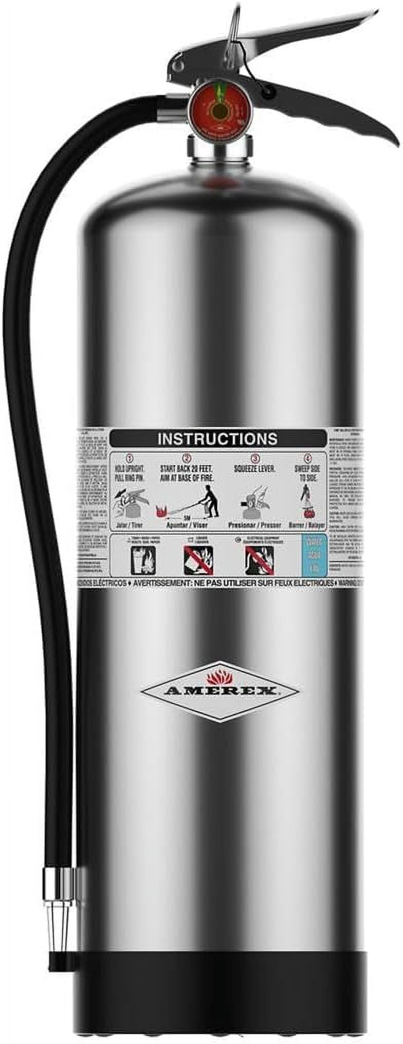 Amerex B240 Stored Pressure Water Fire Extinguisher, 2.5 Gallon for ...