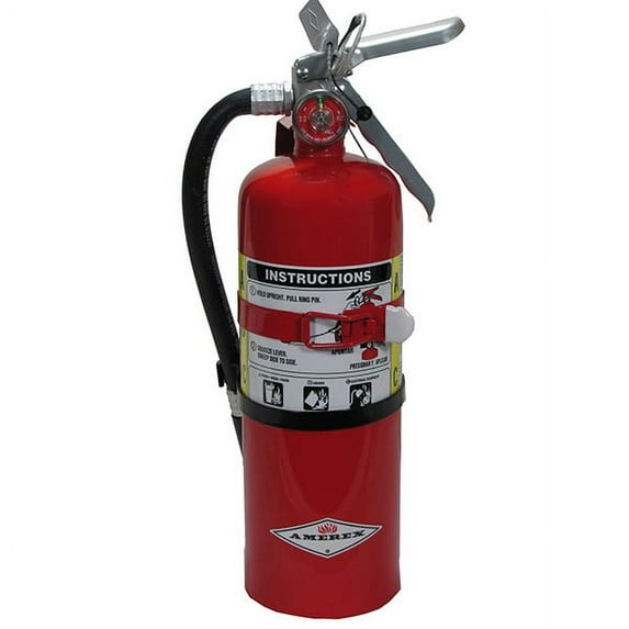 Amerex B402T, 5lb ABC Dry Chemical Class A B C Fire Extinguisher, with ...