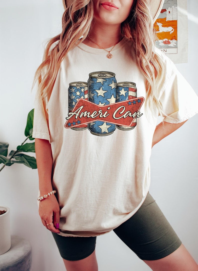 Ameri Can Shirt, 4th Of July Shirt, America Shirt, Independence Day T Shirt, Patriotic Shirt ...
