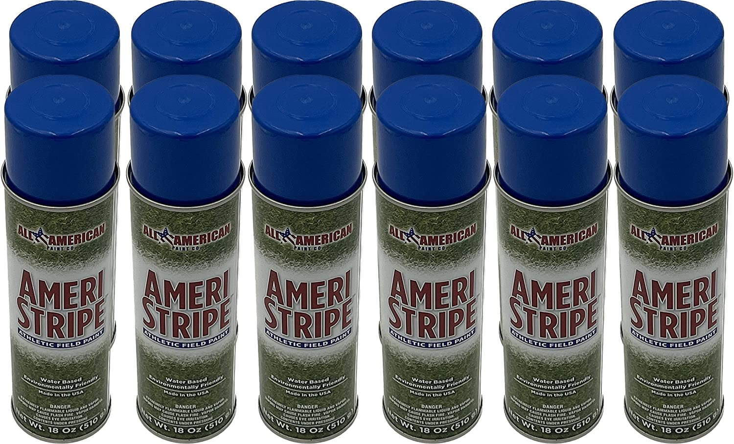 AmeriStripe Outdoor Athletic Field Marking Paint - 1 Case (12 Cans) 18 oz. per Can - Walmart.com