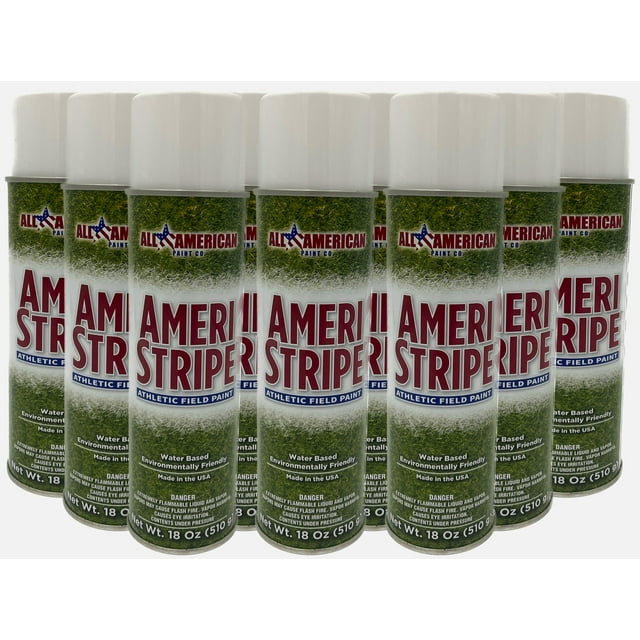 Ameri-Stripe Outdoor Athletic Field Marking Spray Paint - 1 Case (12 ...