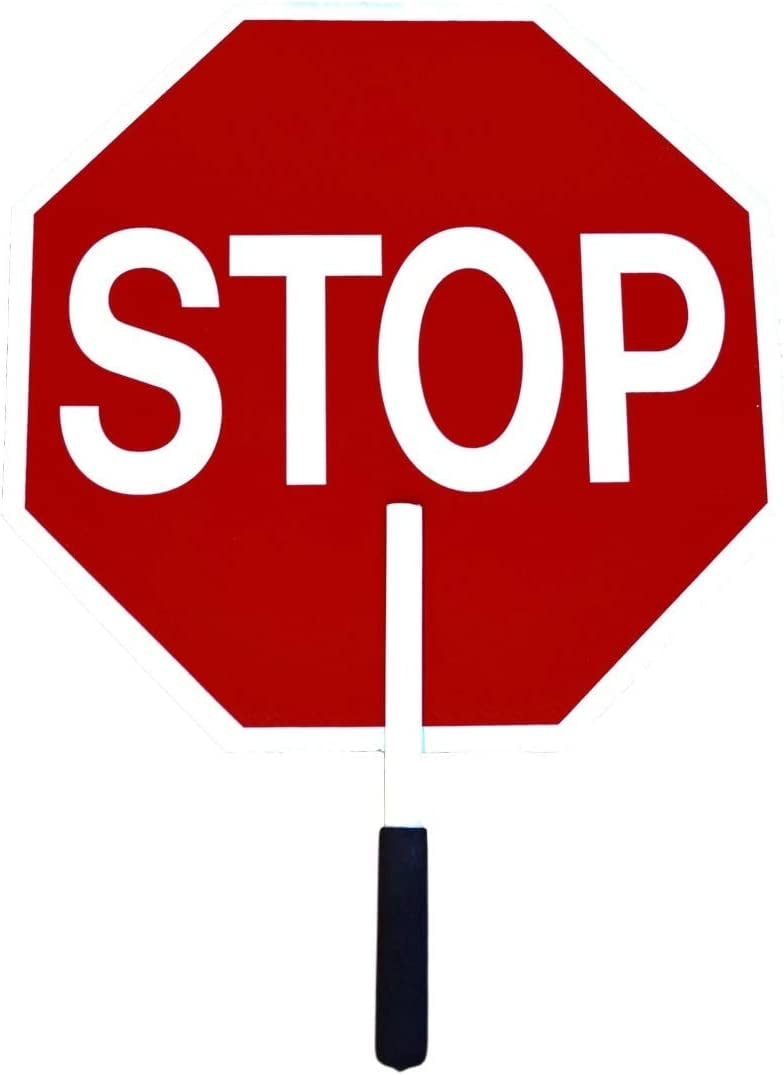 Ameri-Viz Non Reflective Stop Stop Lightweight Paddle - Walmart.com