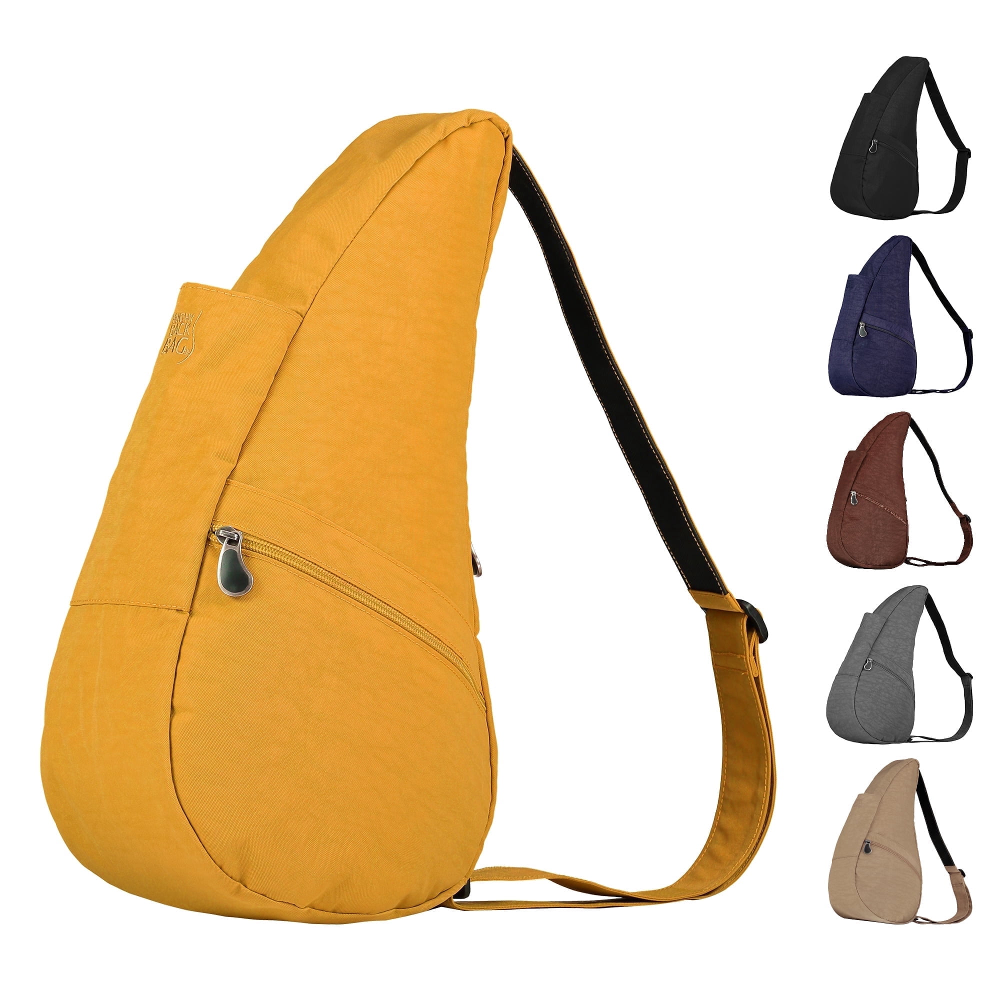 AmeriBag 17" Nylon Crossbody Sling Healthy Back Bag (Saffron) - Walmart.com