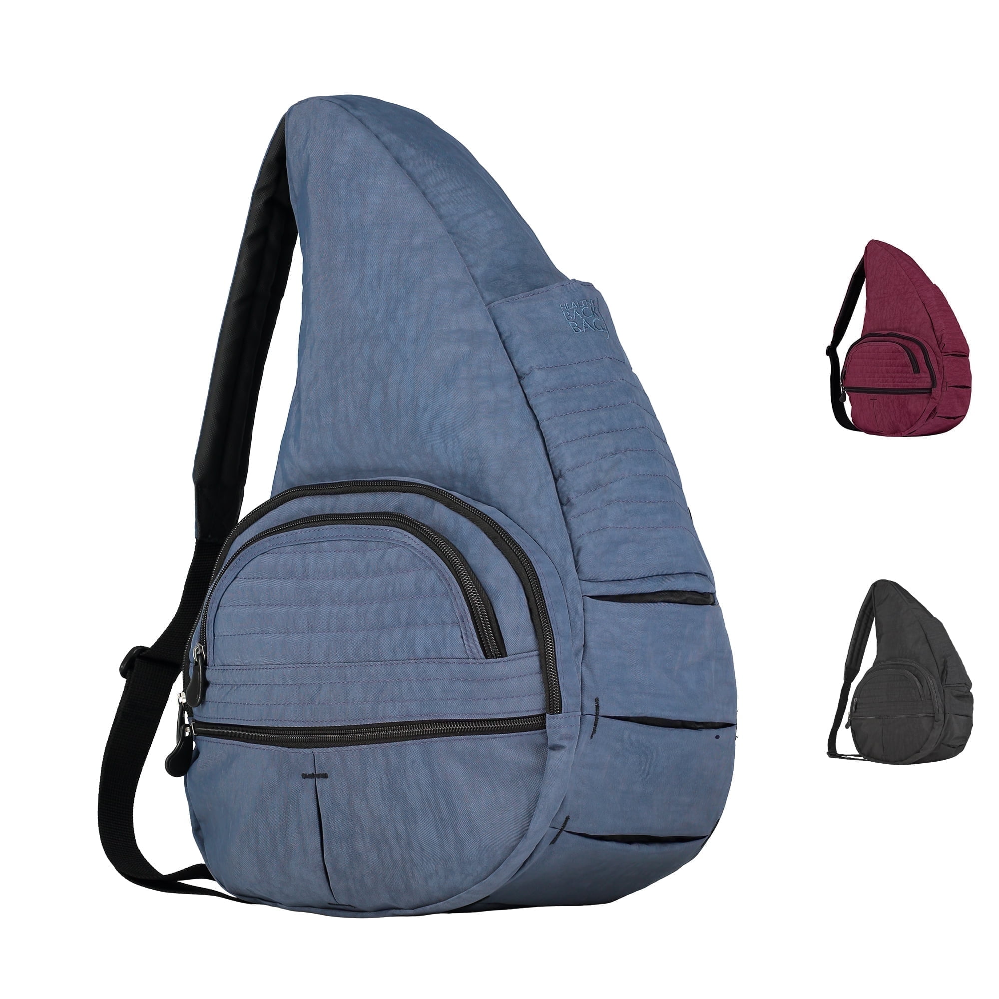AmeriBag 21" Crossbody Sling Carry All Healthy Back Bag (Denim ...