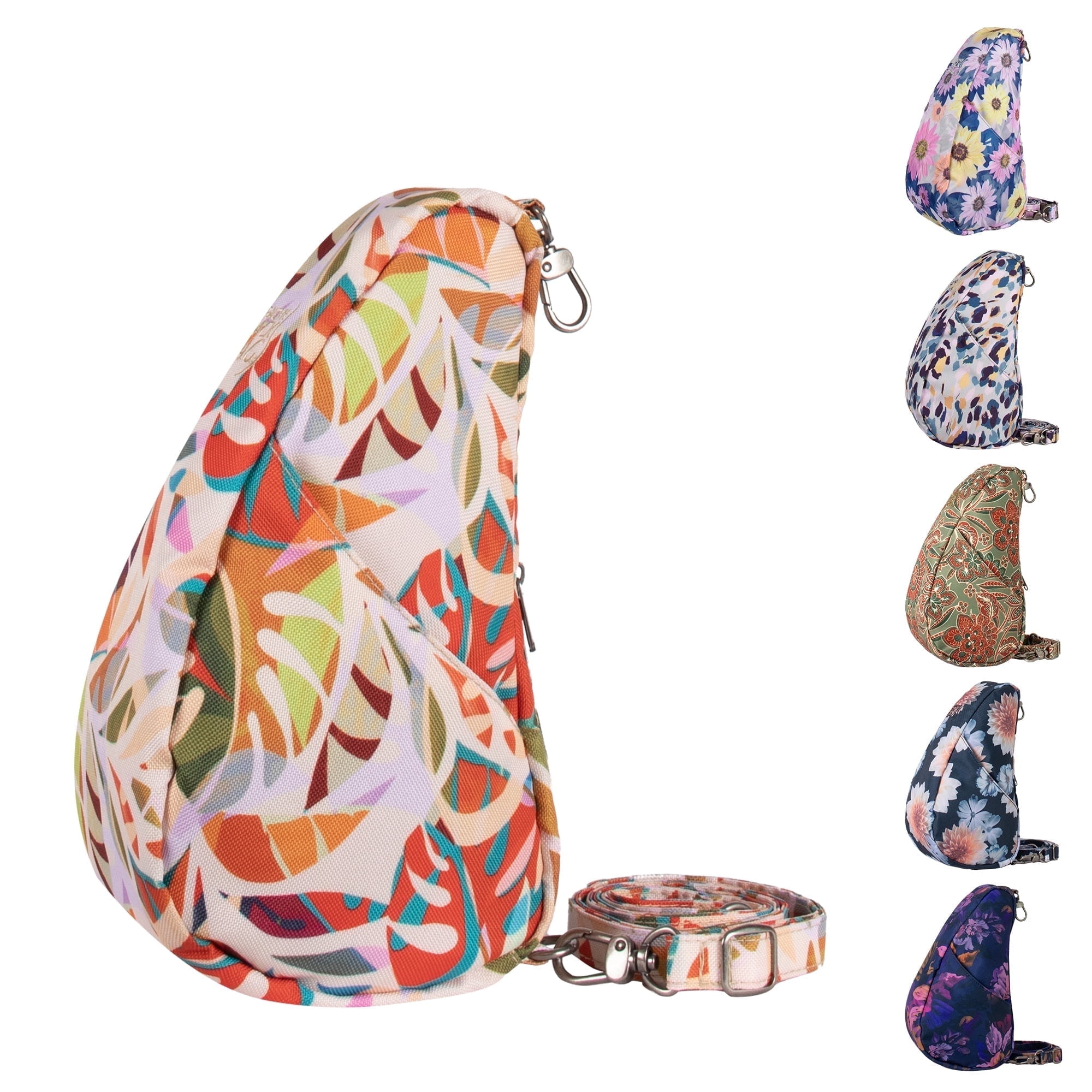 AmeriBag 10" Print Crosbody Sling Baglett (Hot Tropics) - Walmart.com