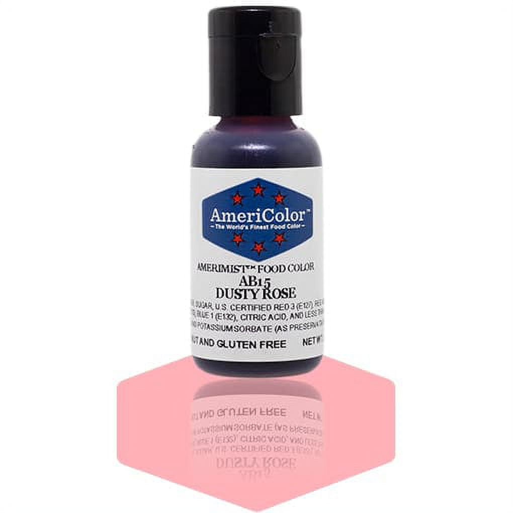 AmeriColor AmeriMist Dusty Rose, .65 Ounce, Airbrush Food Color ...