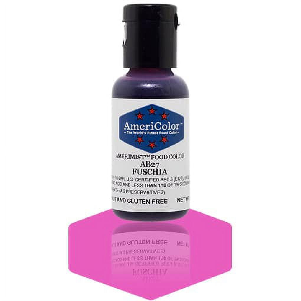AmeriColor AmeriMist Fuchsia, .65 Ounce, Airbrush Food Color - Walmart.com