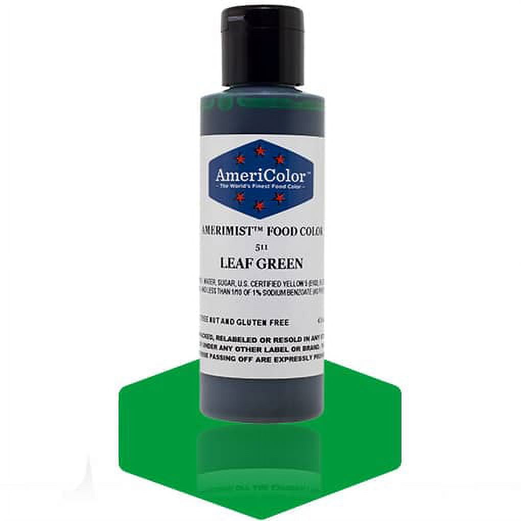 AmeriColor AmeriMist Leaf Green , 4.5 Ounce, Airbrush Food Color ...