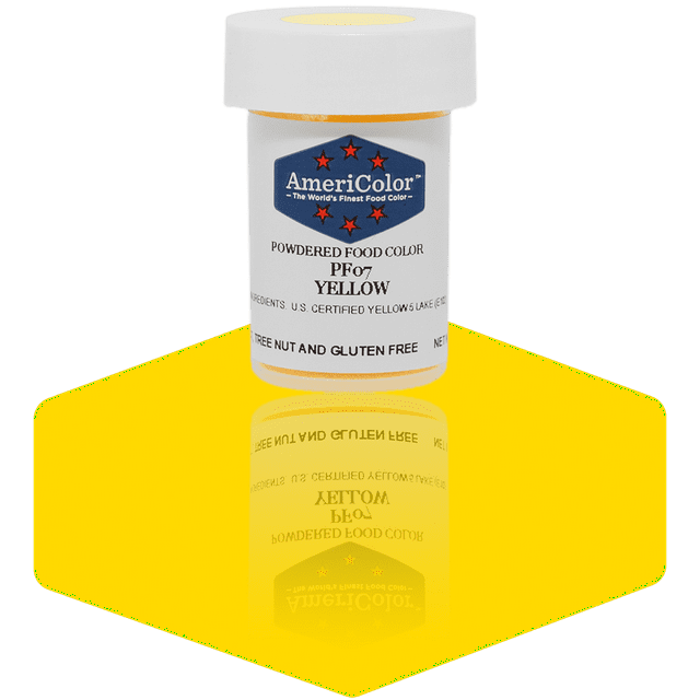 AmeriColor Yellow Powdered Food Coloring, 3 Grams - Walmart.com