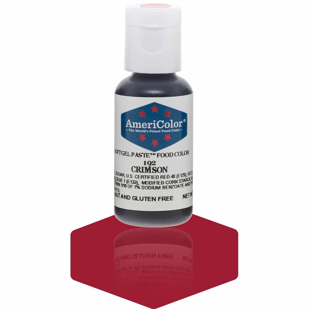 AmeriColor, Soft Gel Paste Food Color, Crimson .75 oz - Walmart.com