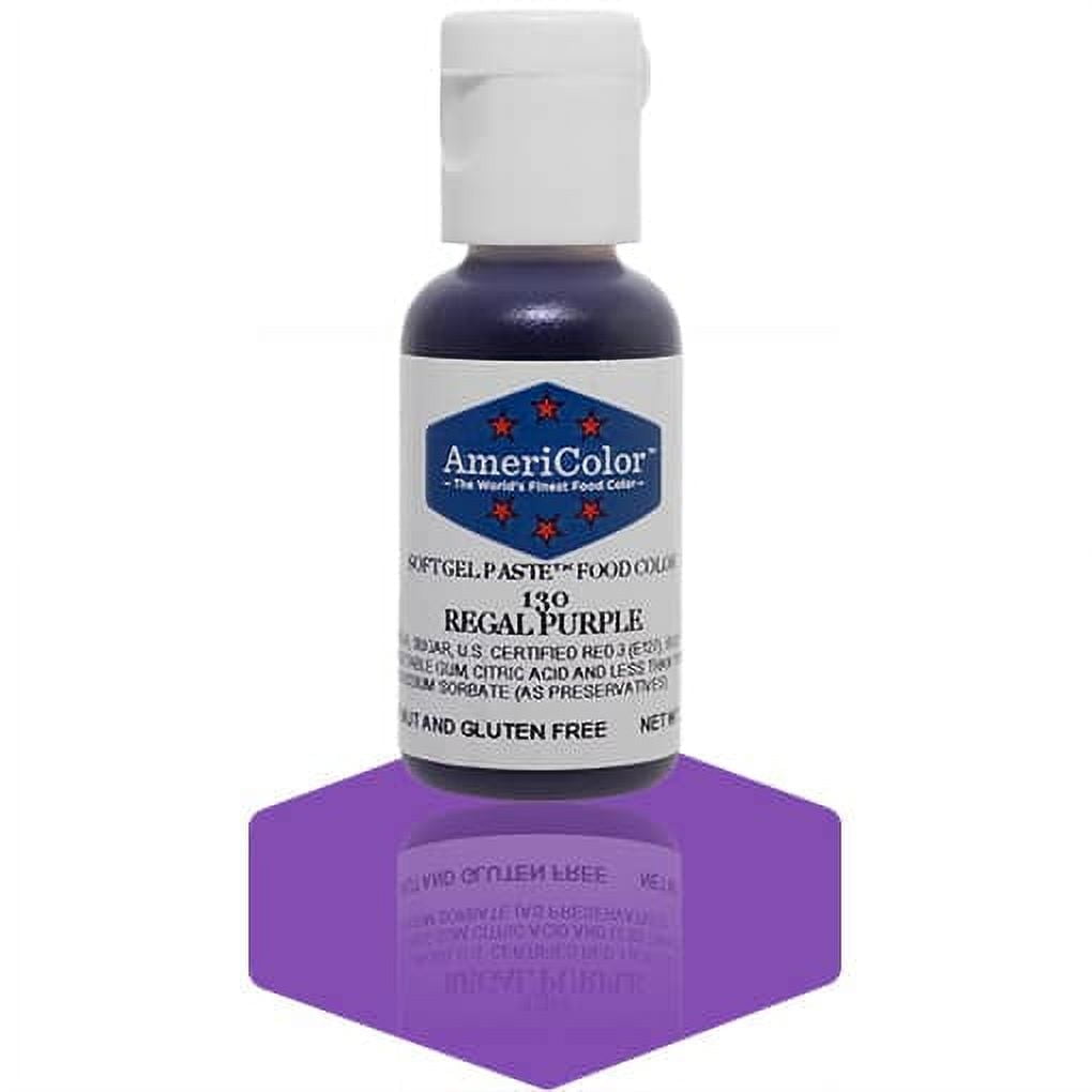 AmeriColor, Soft Gel Paste Food Color, Regal Purple .75 oz - Walmart.com