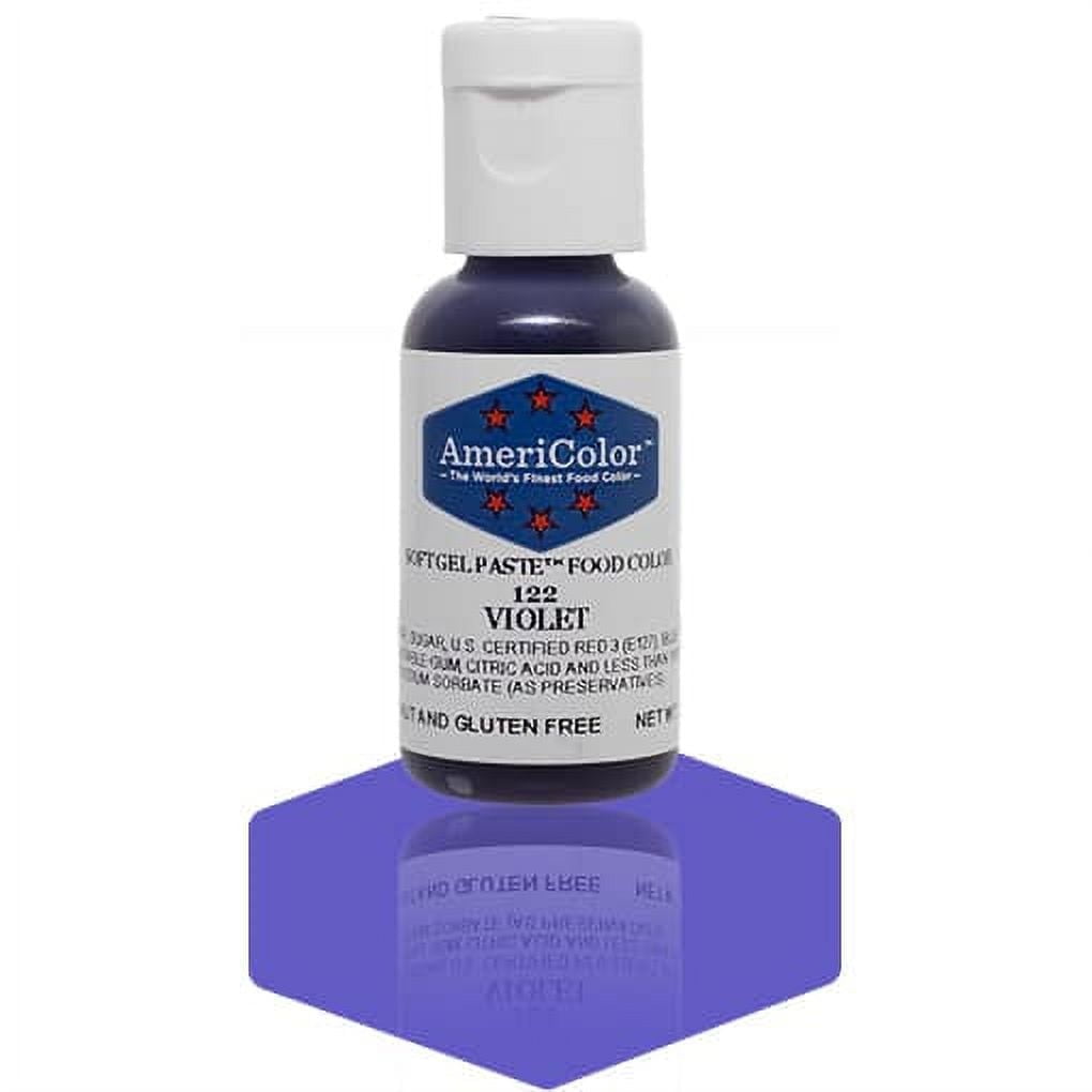AmeriColor, Soft Gel Paste Food Color, Violet .75 oz - Walmart.com