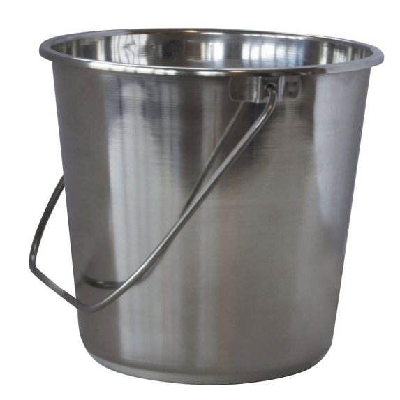 AmeriHome SSB528SET Stainless Steel Bucket Set, Extra Large - 3 Piece ...