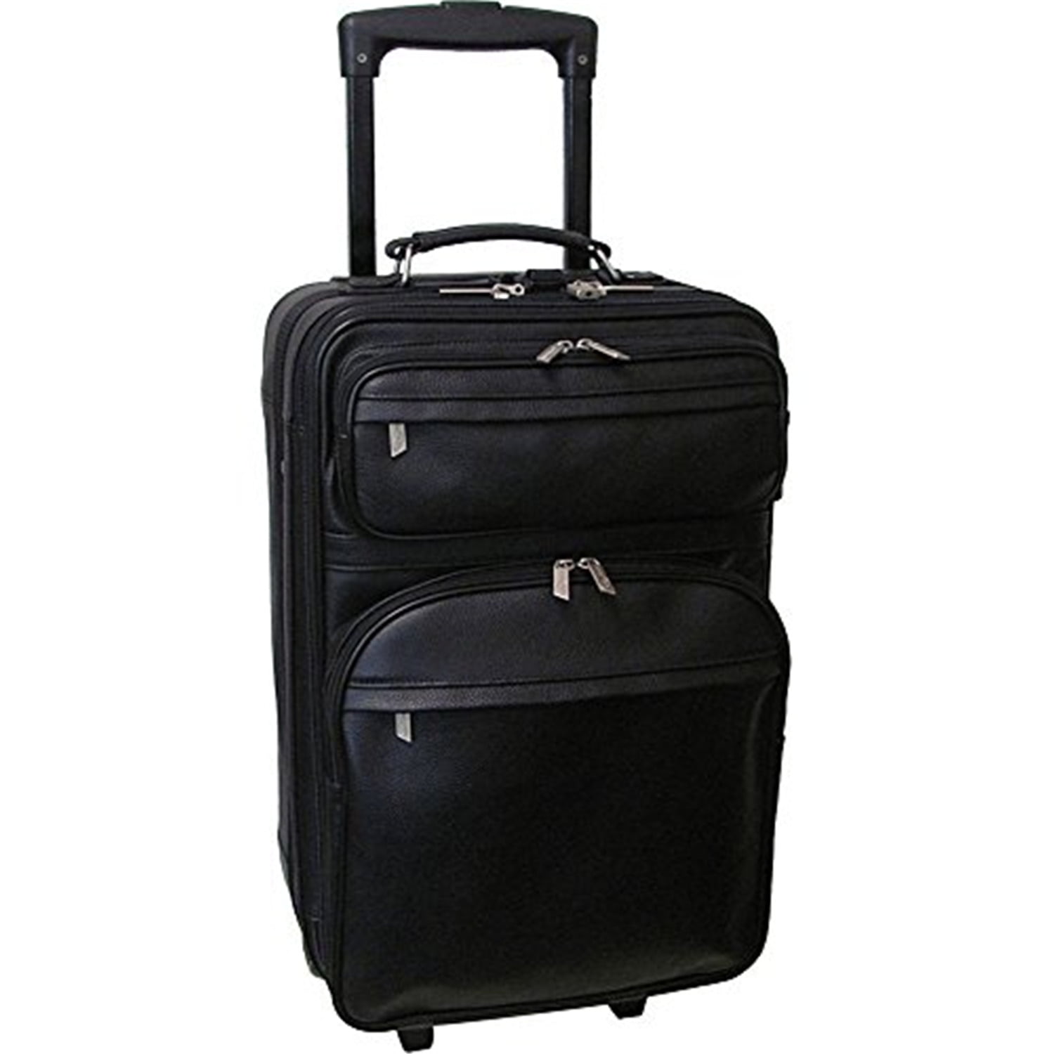 AmeriLeather 8001-0 22 in. Leather Expandable Pullman, Black - Walmart.com