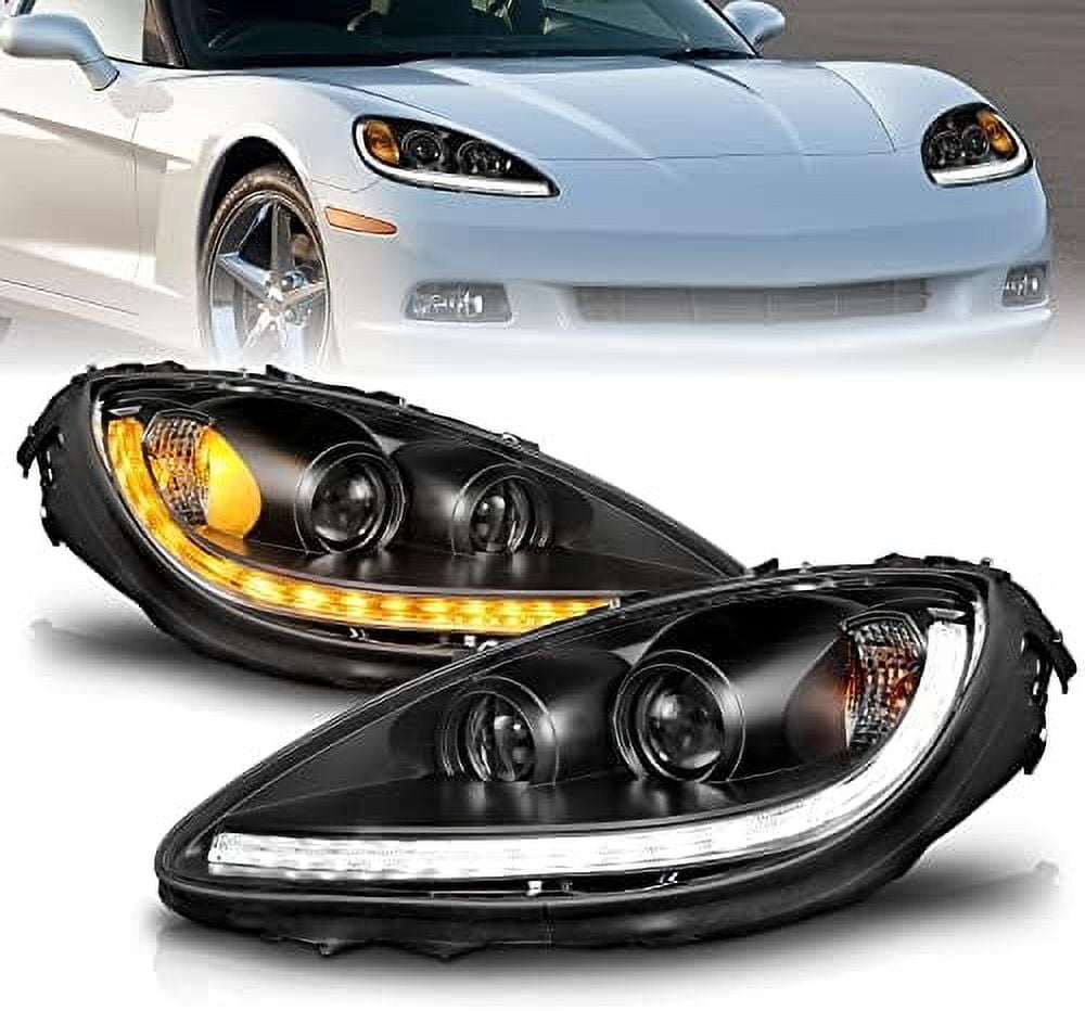 AmeriLite for 2005 06-2013 Chevy Corvette C6 SwitchBack+Sequential LED ...