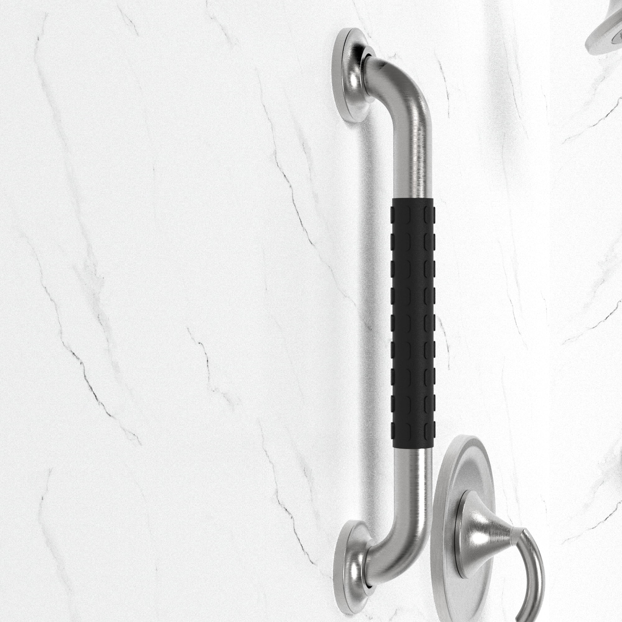 AmeriLuck 16 inches Bath Safety Grab Bar with Soft Anti-Slip Grips, ADA ...