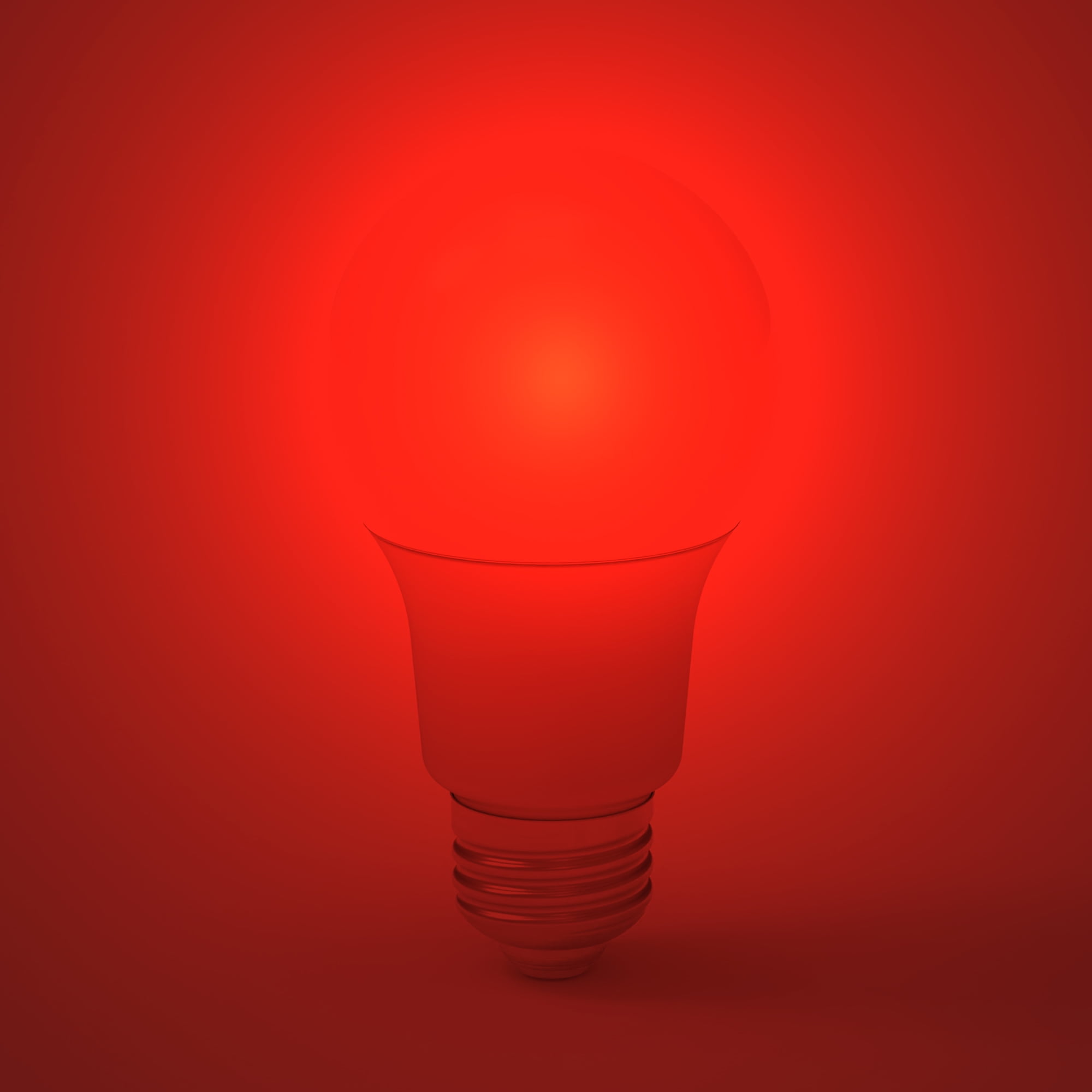 AmeriLuck Red Light Pinkish Color A19 LED Bulb for Bedroom and Porch ...