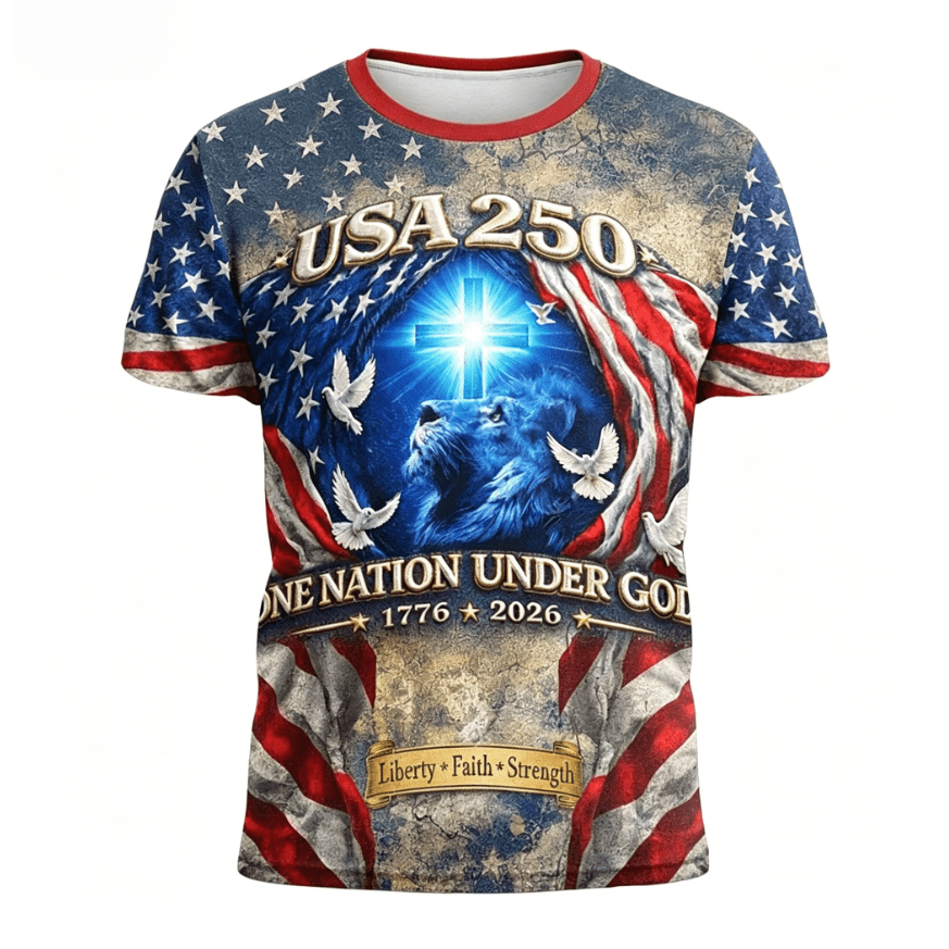 America 1776-2026 250th Independence Day Patriotic Star Stripe Brush ...