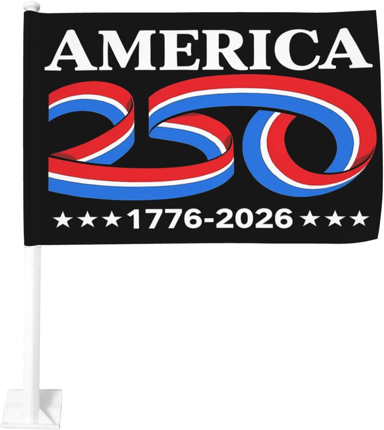 America 1776 2026 Car Flag 12x18 America 250th Birthday 250 Years USA ...