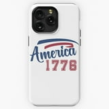 America 1776 Freedom Heritage Bold Design iPhone Case 17 16 15 14 13 12 ...
