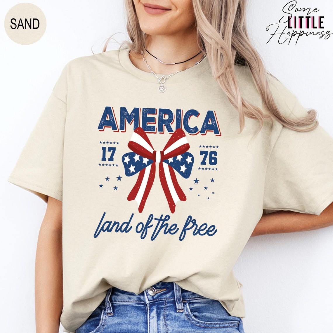 America 1776 Land of the Free Shirts, American Flag Veteran V-Neck ...