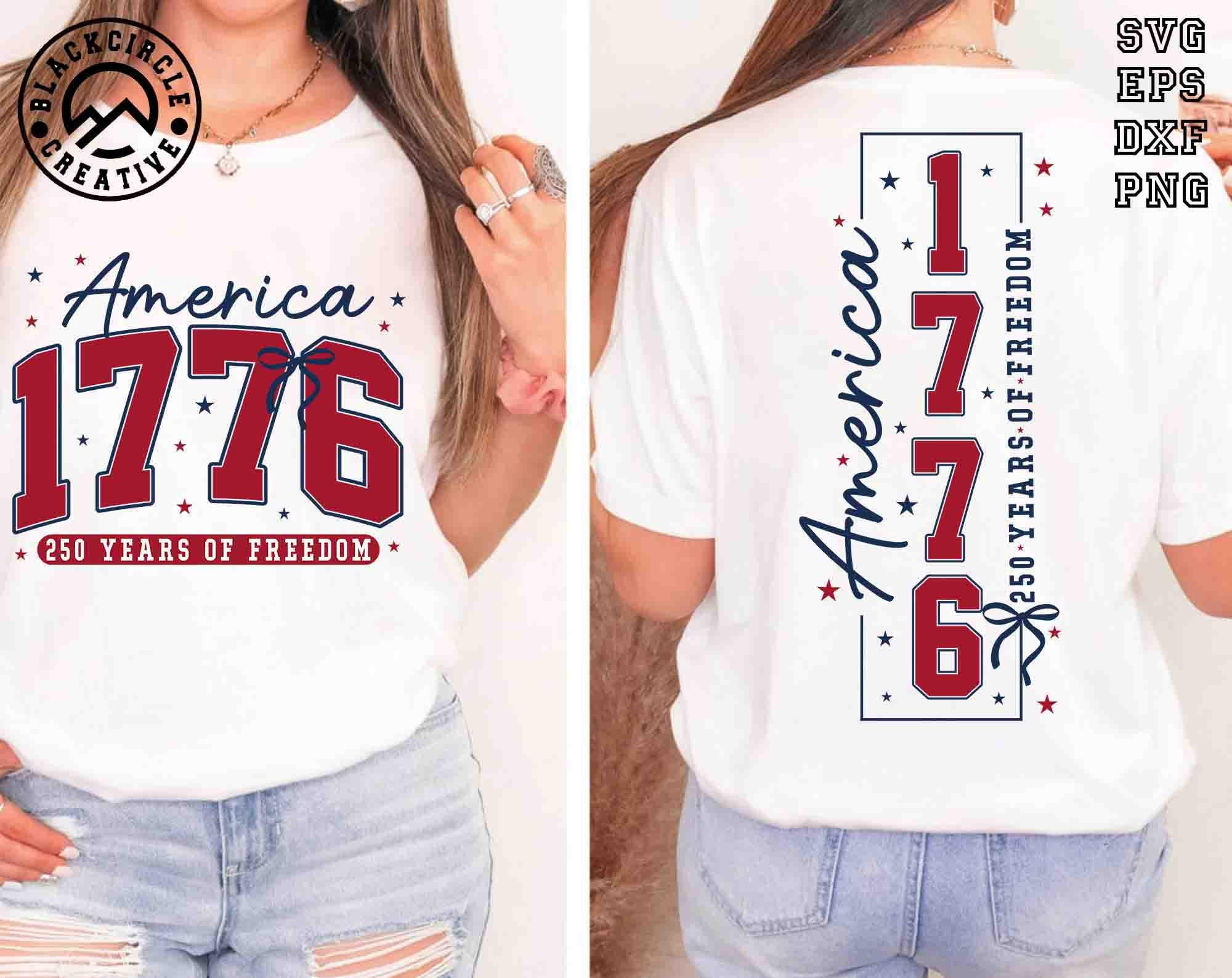 America 1776 Shirt 250 Years of Freedom Shirt Statue of Liberty 250th ...