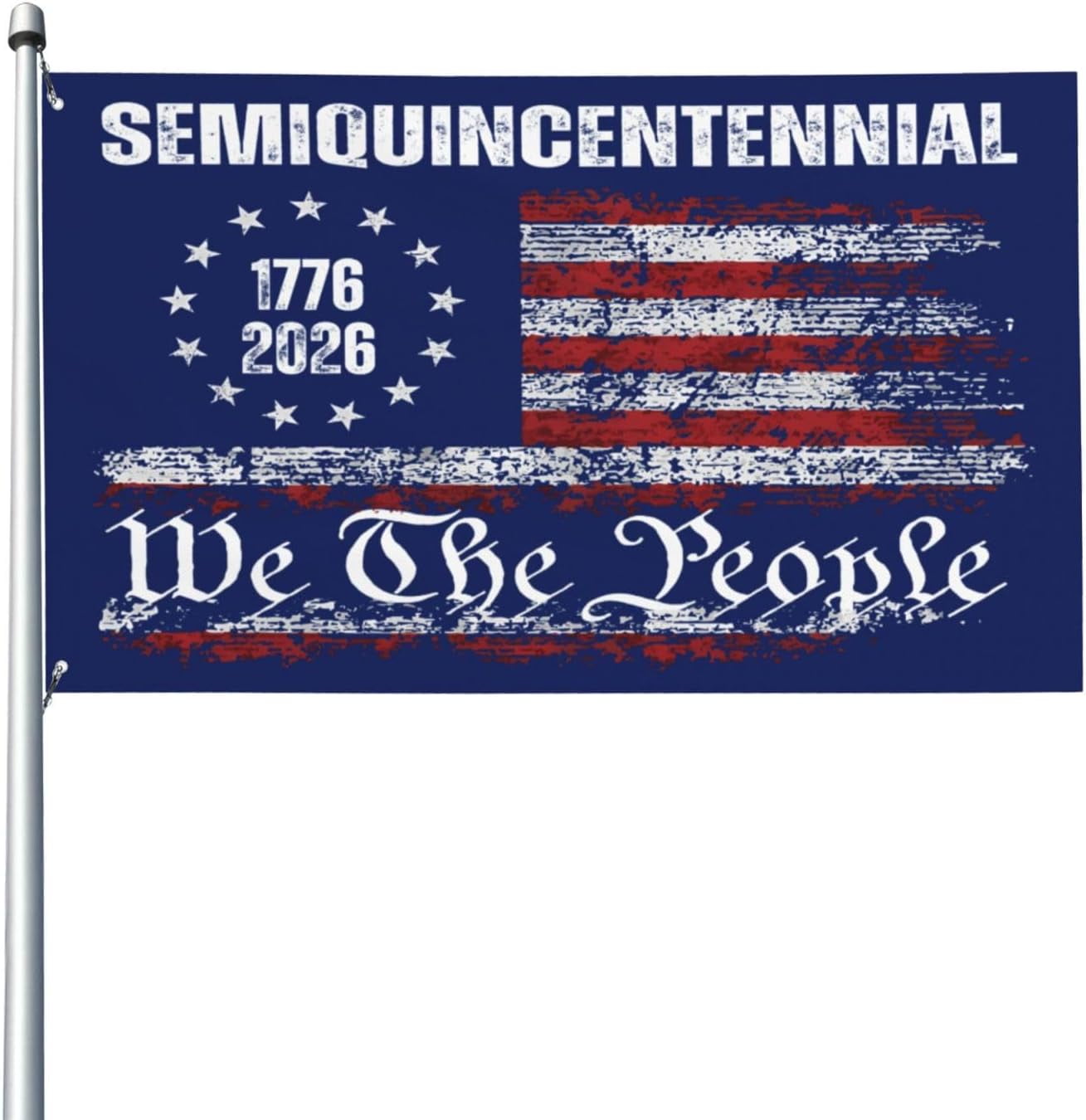 America 250 1776-2026 Semiquincentennial Flag 3x5 Banner Outdoor Boat ...