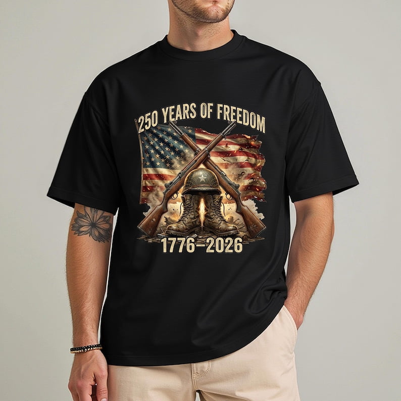 America 250 Anniversary Shirt, 250 Years Freedom Tee, Vintage American ...