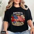 America 250 Comfort Colors Flag Floral Design T-shirt, 250 Years of ...
