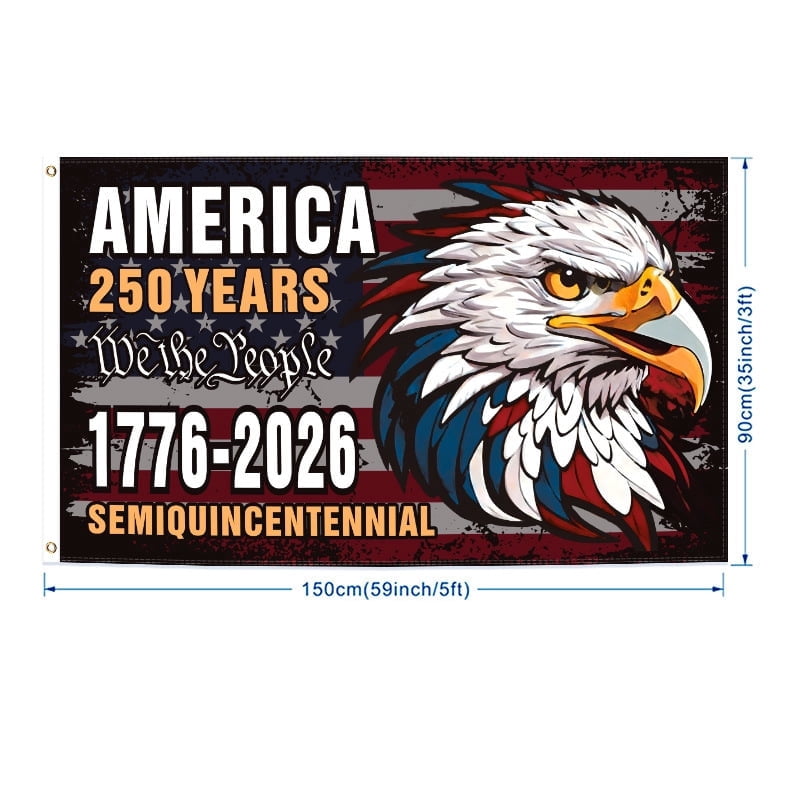 250th Flag,3x5 Ft Double Sided 3 Layers 250 Anniversary USA Flag,4th of ...