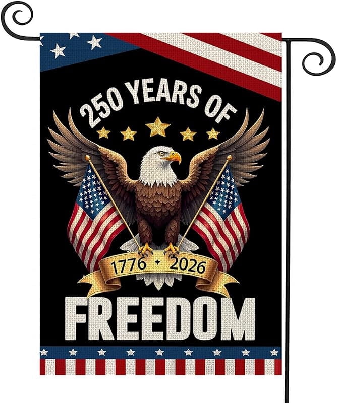 America 250 Garden Flag Decor,USA 250th years Anniversary Patriotic ...