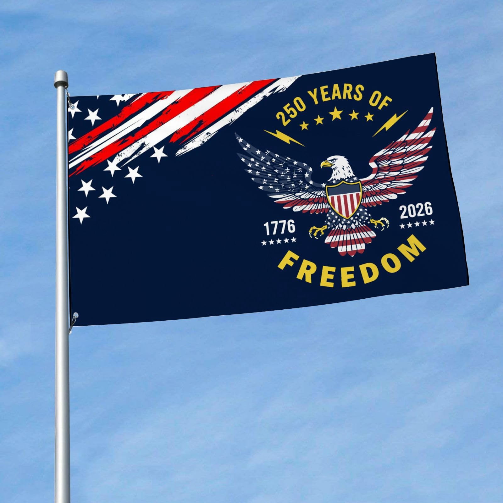 America 250 Garden Flag,USA 250th years Anniversary Patriotic Banner ...