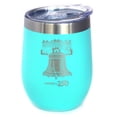 America 250 Liberty Bell - Wine Tumbler Cup with Sliding Lid ...