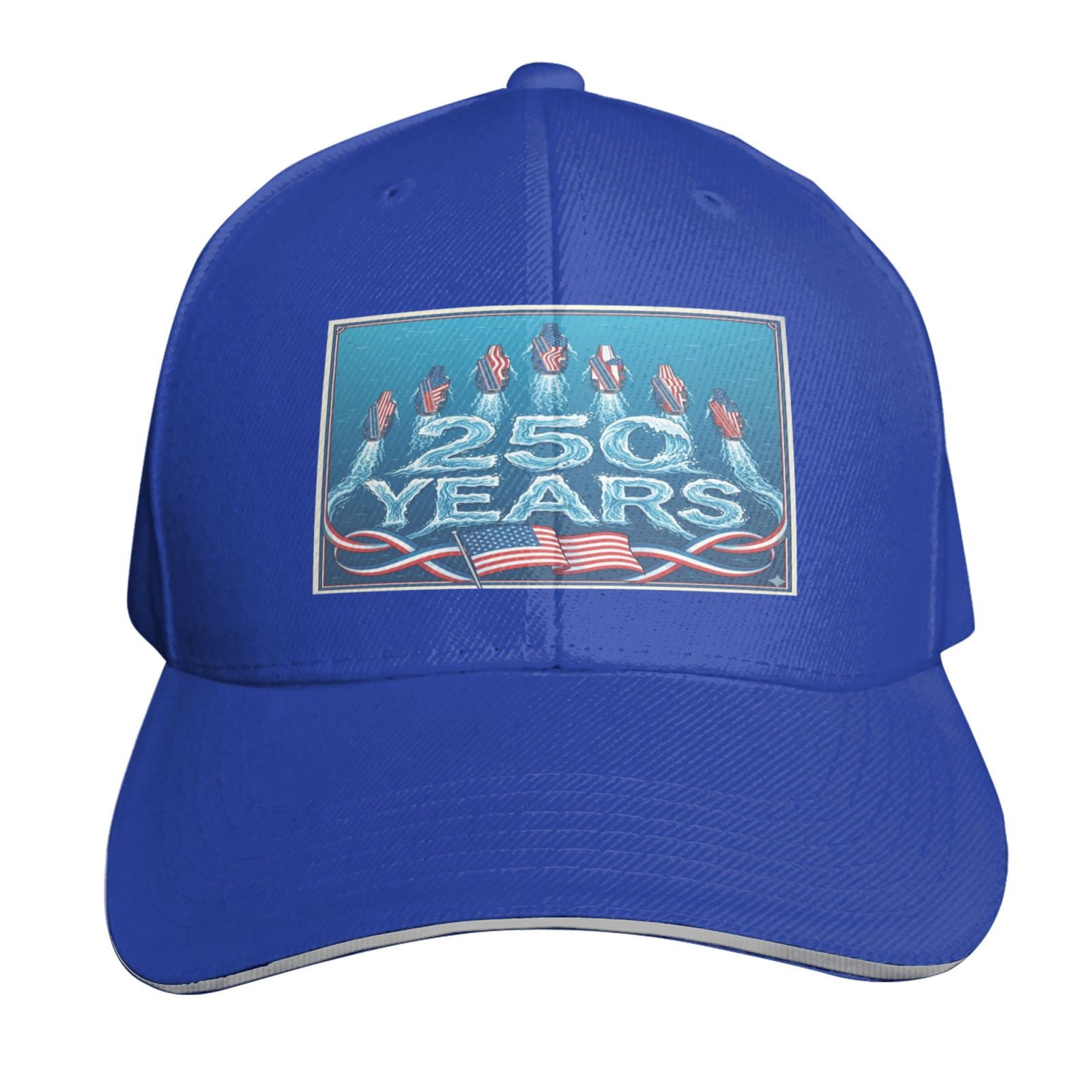 America 250 Navy Classic Curved Brim Baseball Cap, Structured ...