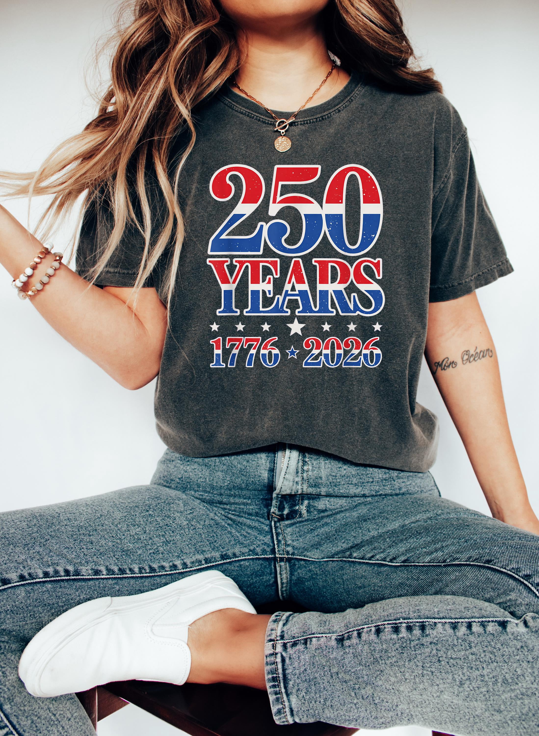 America 250 Shirt 1776-2026 T-Shirt, Patriotic 250 Years Tee, US ...