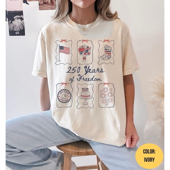 America 250 Shirt, USA 250 Years Semiquincentennial Tee, Patriotic Flag ...