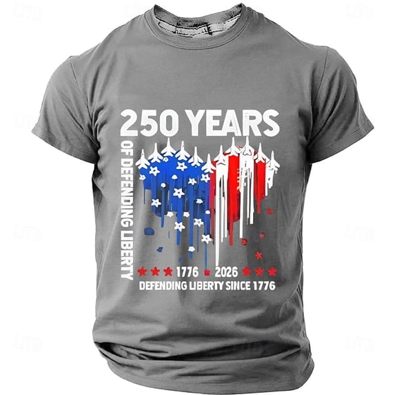 America 250 Shirts Men's USA Independence Day Patriotic Fourth of July ...