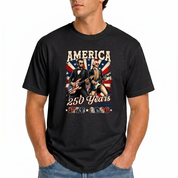 America 250 T-Shirt – Historical Celebration Theme – 4th of July Unisex ...