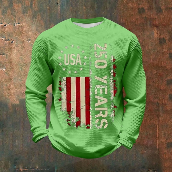 America 250 T Shirt Men's Patriotic Textured Graphic Comfortable ...