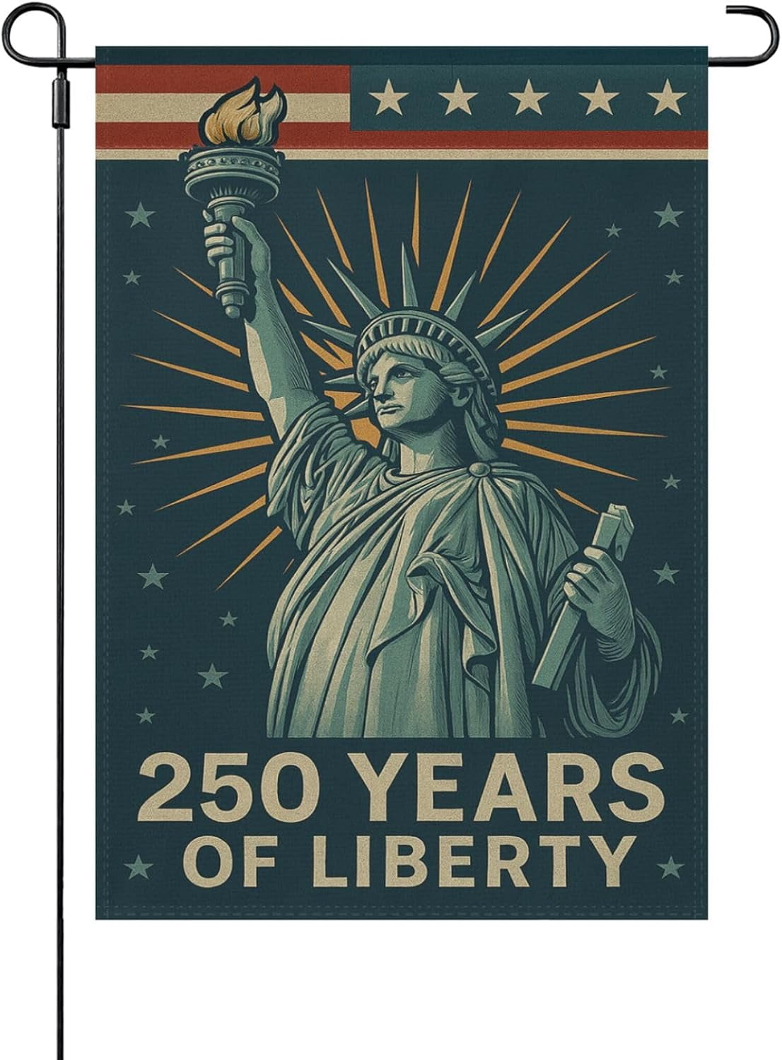 America 250 Years Anniversarys 1776 America 2026 USA July 4th Flags ...