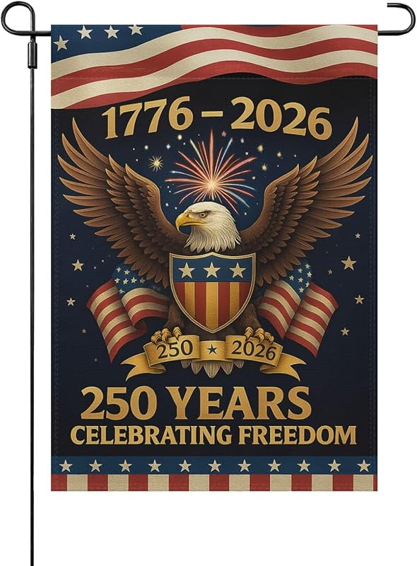 America 250 Years Anniversarys 1776 America 2026 USA July 4th Flags ...